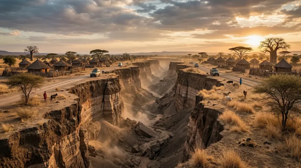 Rift Est-Africain : cette fissure géante s’ouvre de 7 mm chaque année ...